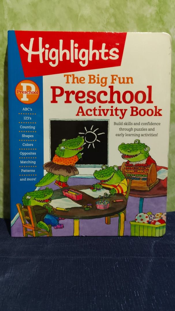 Preschool Big Fun Workbook: 256-Pages of Language Arts, Math and Shapes ...