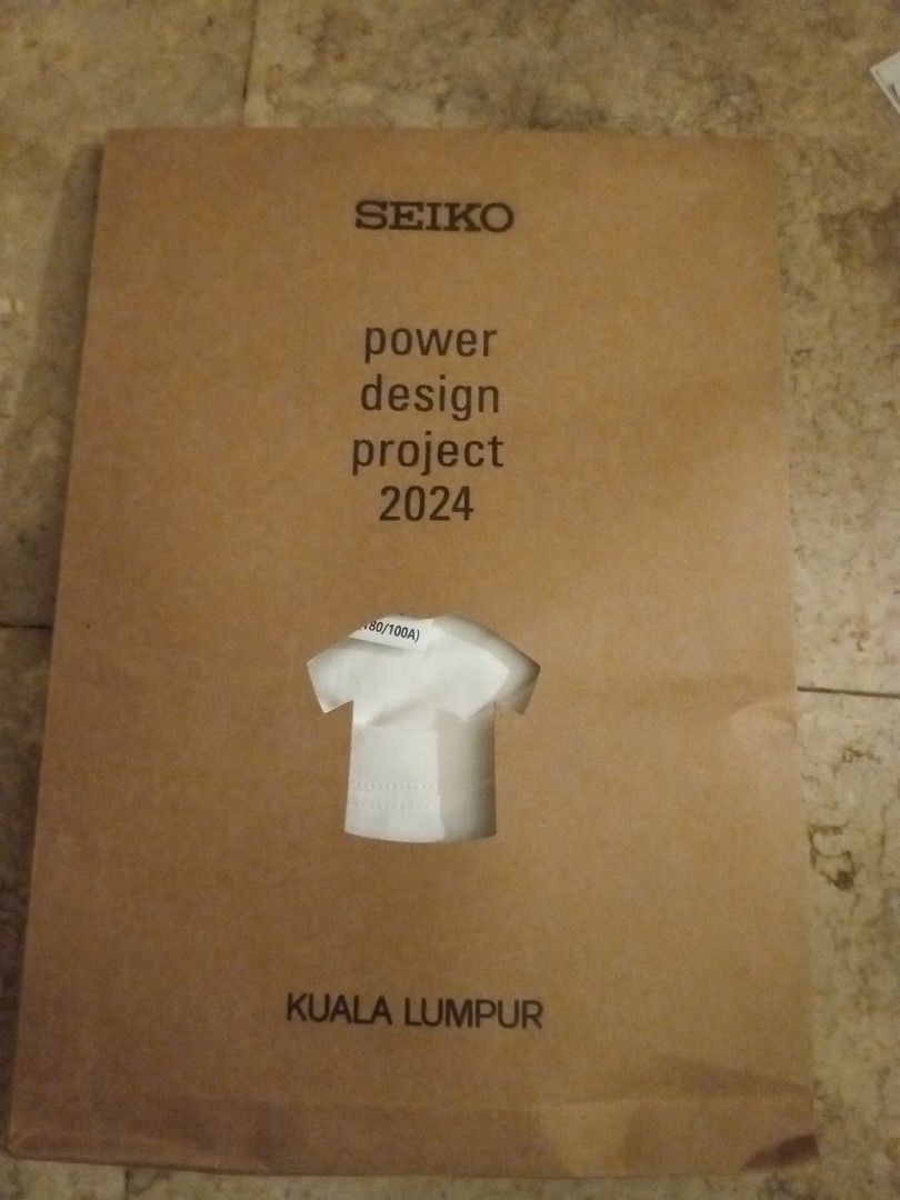 Seiko power design project 2024 tshirt and booklet autograph Yu ...