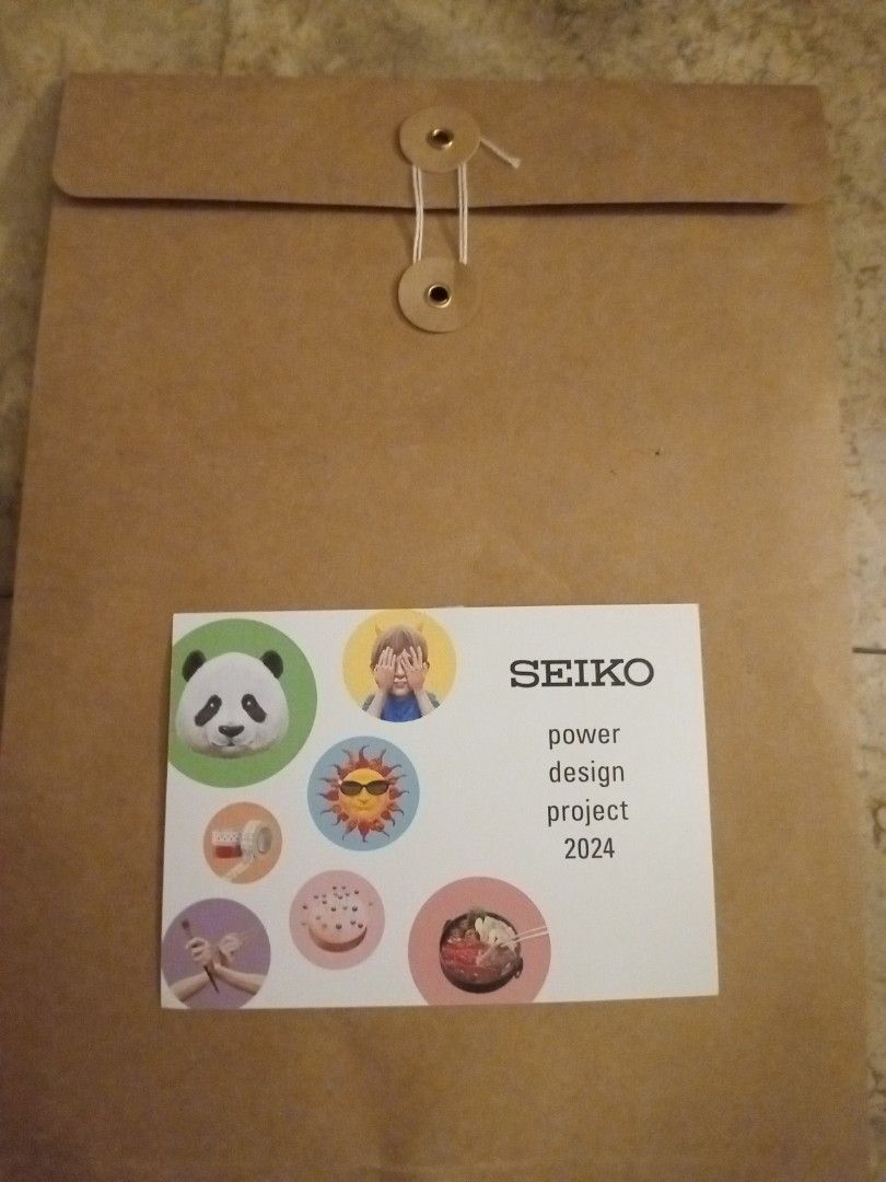 Seiko power design project 2024 tshirt and booklet autograph Yu ...
