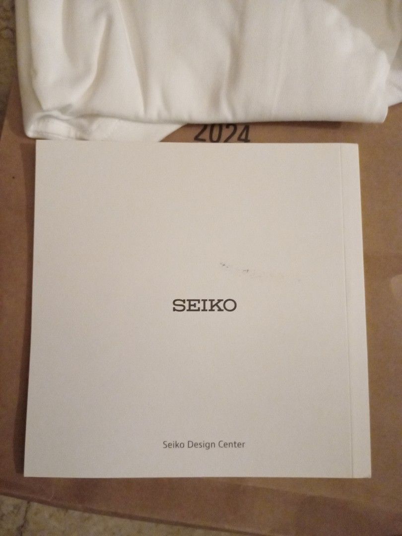 Seiko power design project 2024 tshirt and booklet autograph Yu ...