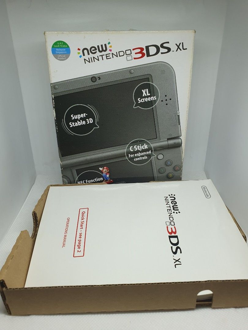 Selling New Nintendo 3DS XL box and manual, Video Gaming, Video Games ...