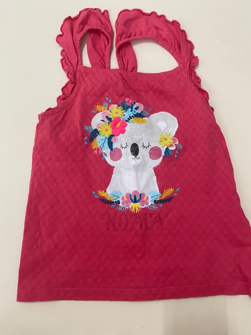 Sergeant Major Kids Girls Koala Cute Top, Babies & Kids, Babies & Kids ...