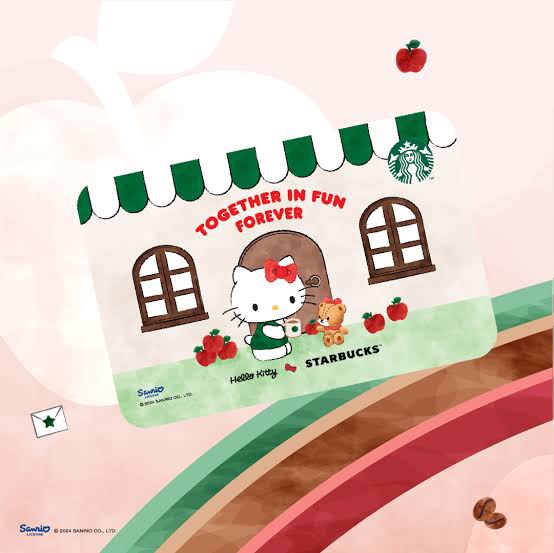 Starbucks x Hello Kitty Reloadable Card, Hobbies & Toys, Memorabilia ...