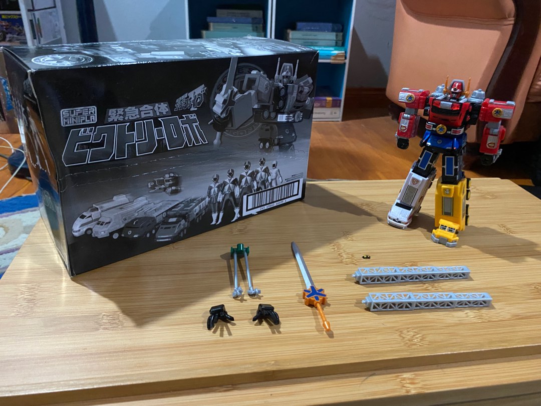 Super Minipla SMP Victory Robo Megazord Kyukyu Sentai GoGo-V Power ...