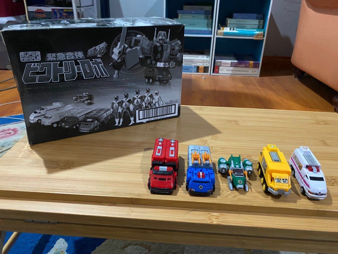 Super Minipla SMP Victory Robo Megazord Kyukyu Sentai GoGo-V Power ...