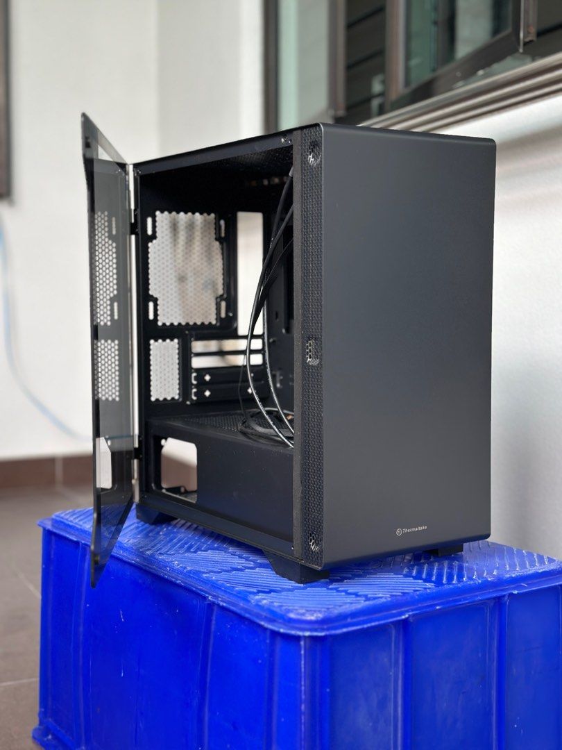Thermaltake S100 TG Tempered Glass ATX Pc Case Like New, Computers ...