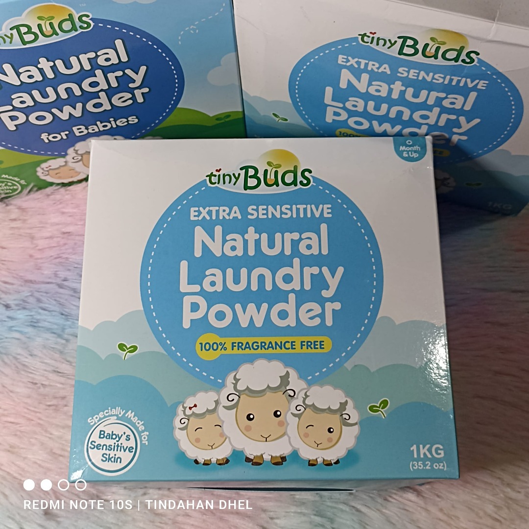 Tiny Buds Natural Laundry Powder 1KG, Babies & Kids, Bathing & Changing ...