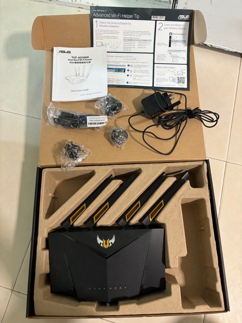 tuf gaming ax3000 v2 dual band wifi 6 router (negotiable), Computers ...
