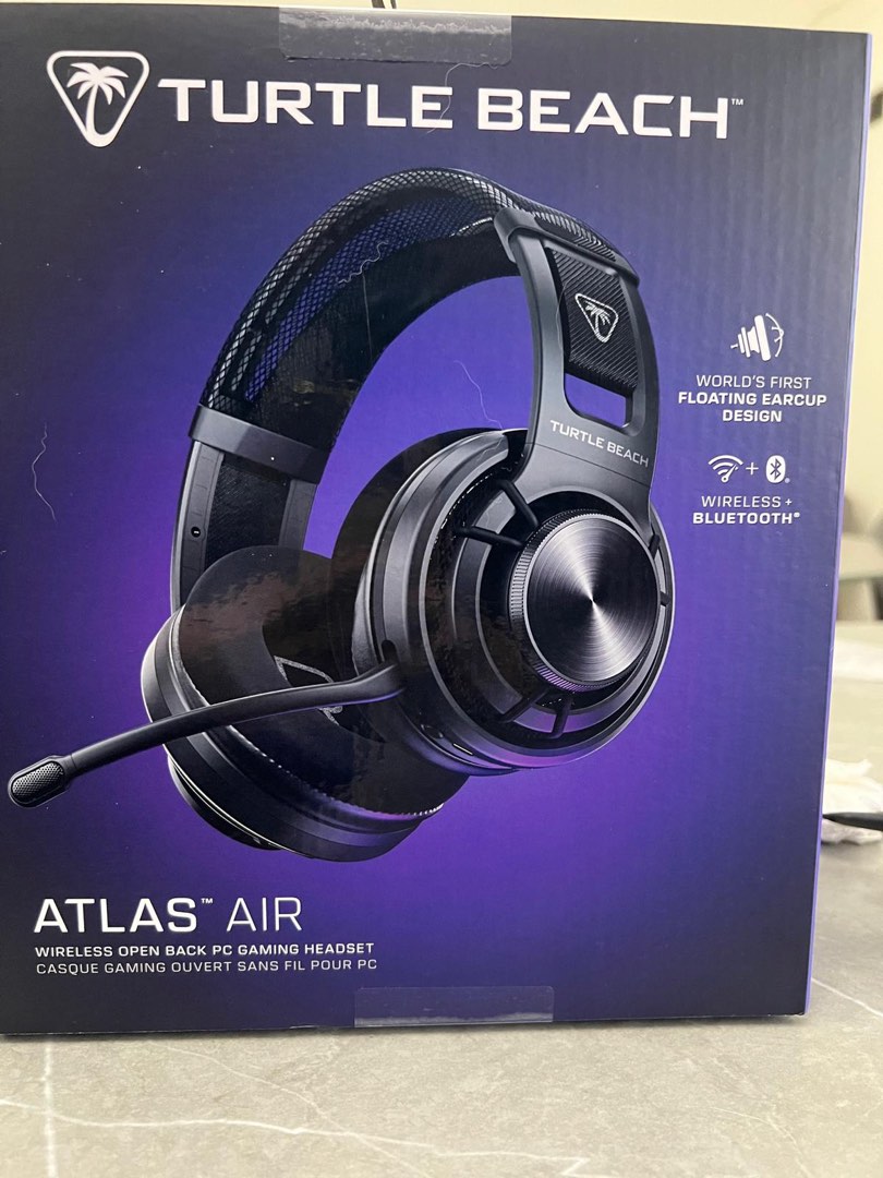 Turtle Beach Atlas Air 開放式無線電競耳機, 音響器材, 頭戴式/罩耳式耳機 - Carousell