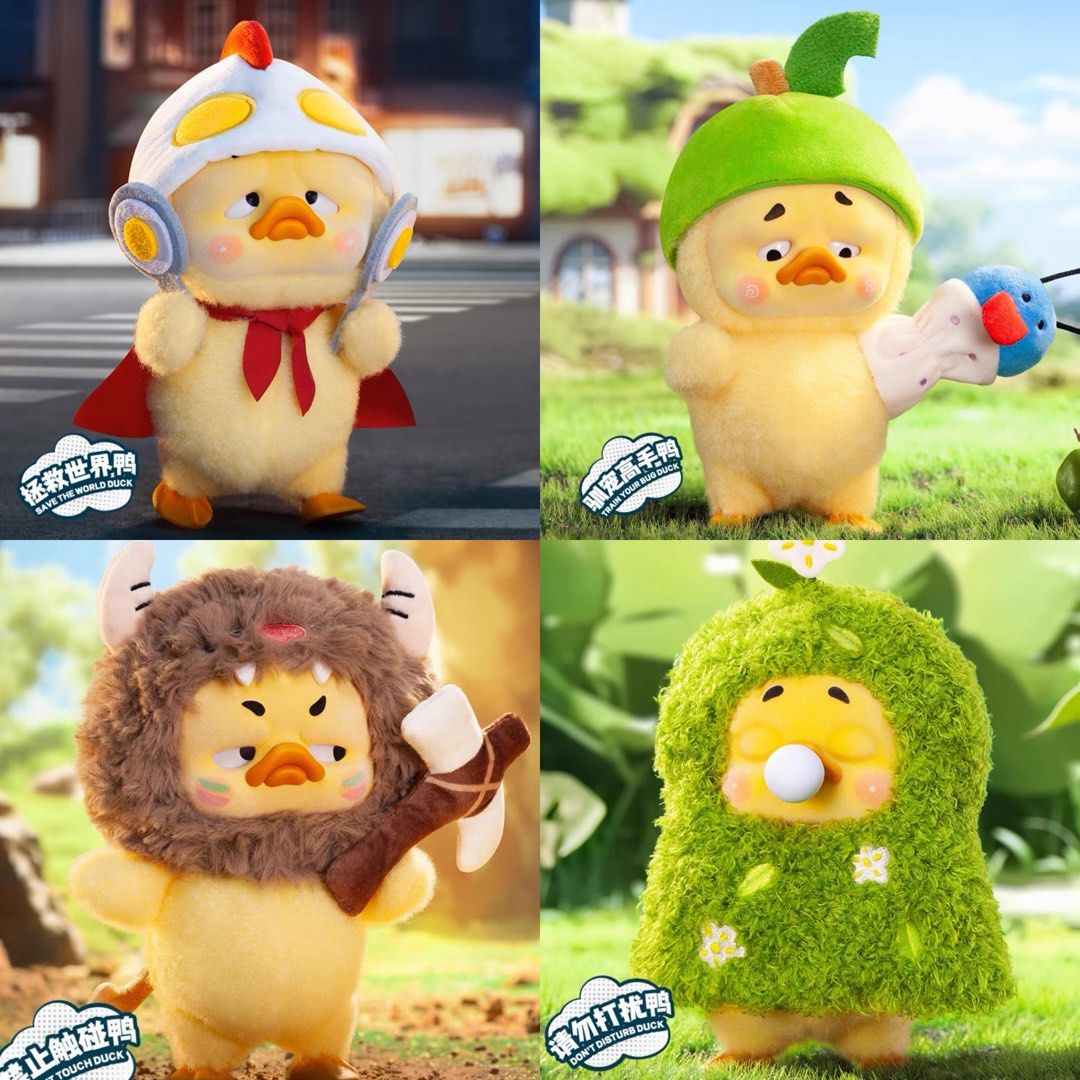 Upset Duck Born This Way Duck Series 3 Plushie toys / FULL SET ...