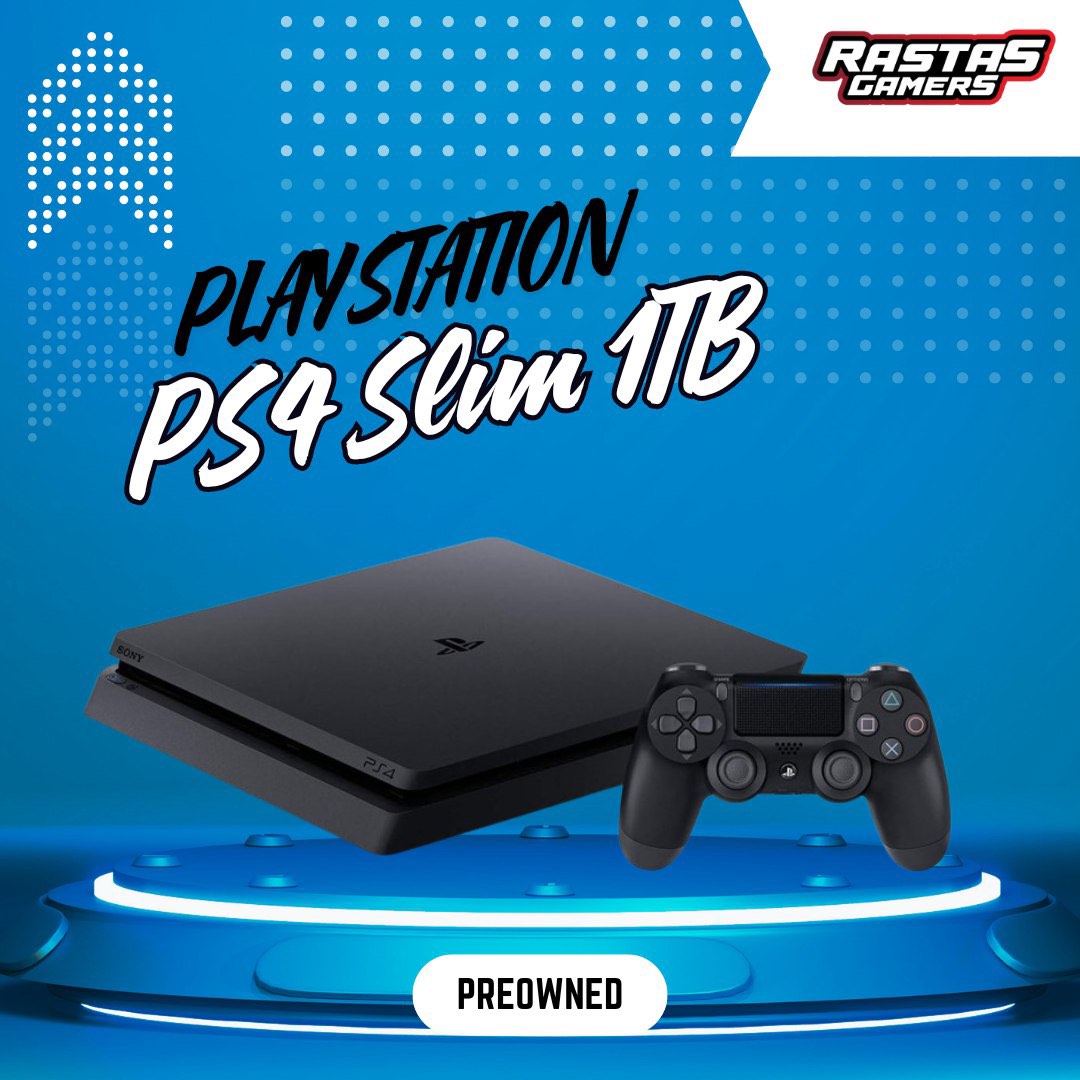 USED PS4 SLIM 1TB, Video Gaming, Video Game Consoles, PlayStation on ...