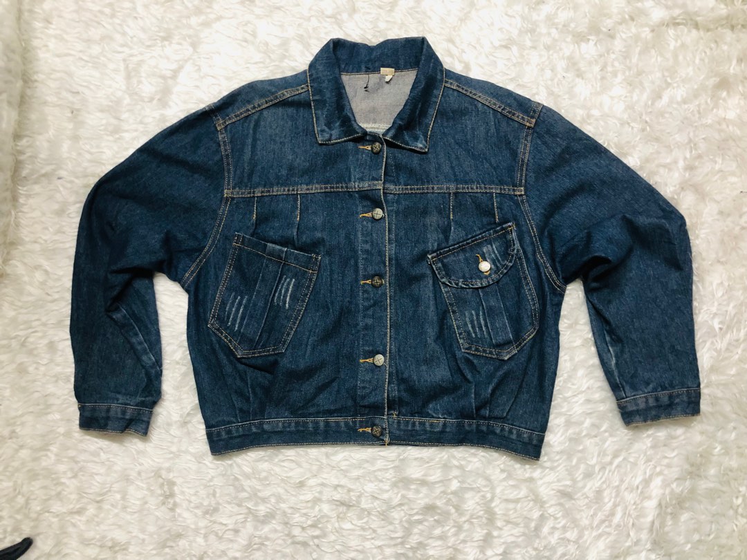 Vintage Denim jacket no brand jeans, Women's Fashion, Coats, Jackets ...