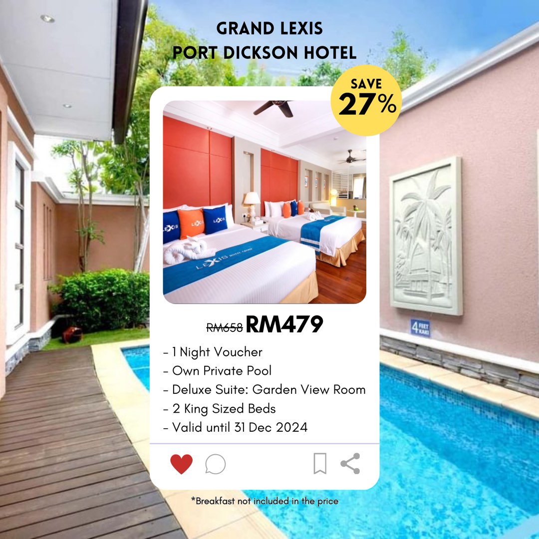 2 Day 1 Night stay at Deluxe Suite at Grand Lexis PD!, Tickets ...