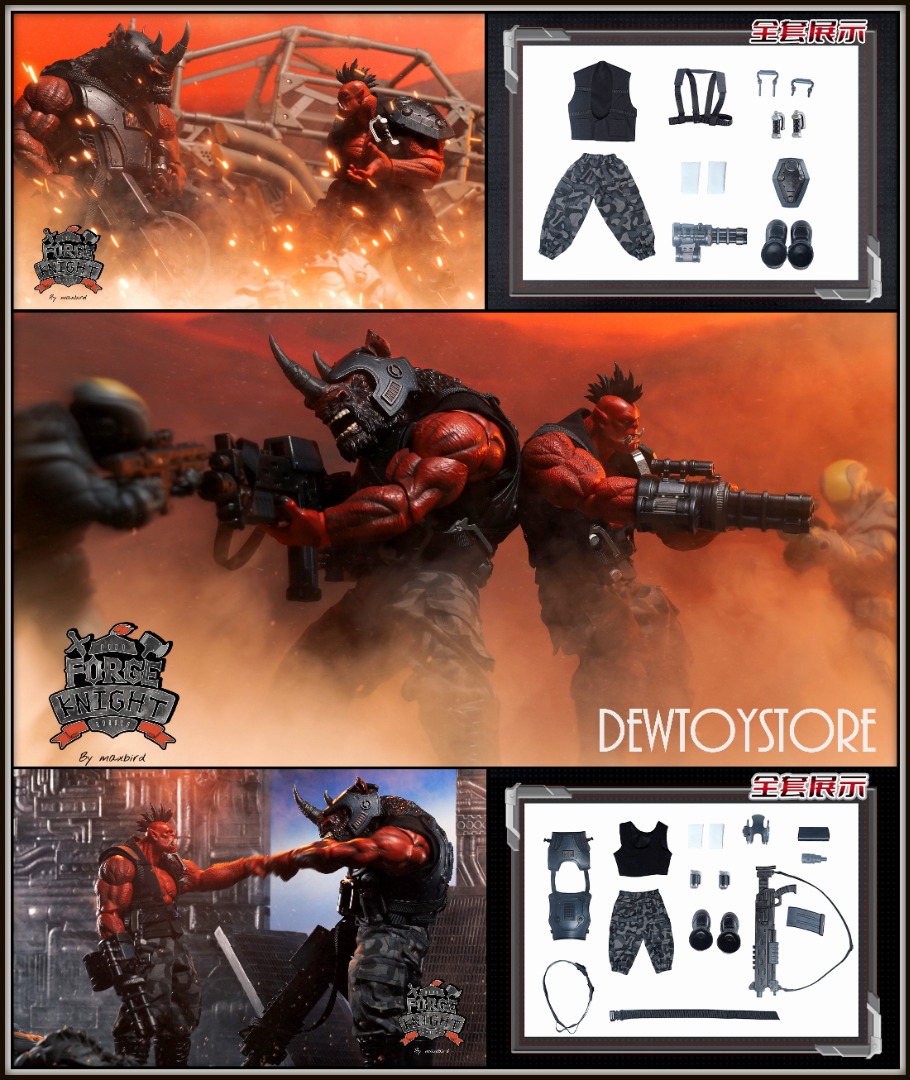 ⭐ [𝗣𝗿𝗲-𝗼𝗿𝗱𝗲𝗿] Forge Knight 精零锻造 1/12 Scale Action Figure Accessories ...