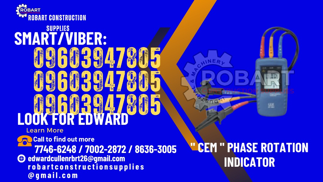 " CEM " PHASE ROTATION INDICATOR DT-901, Commercial & Industrial ...