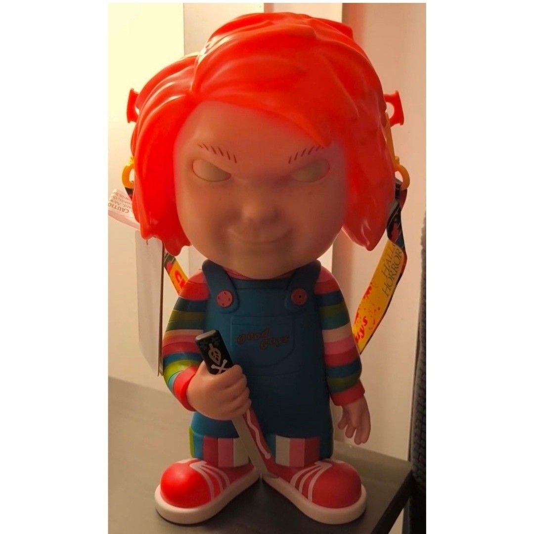 現貨 入電可動 chucky pop corn bucket 爆谷桶 環球影城 美國 orlando universal studio, 興趣 ...