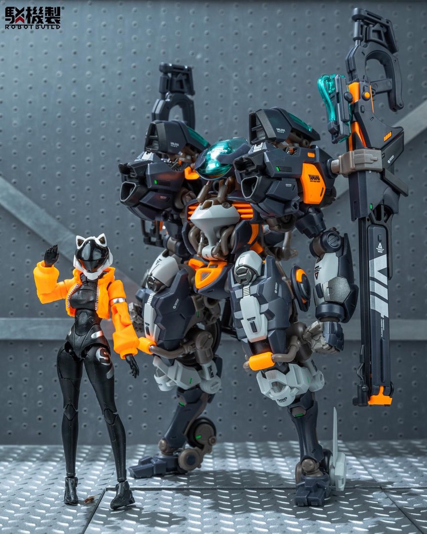 全新未開封誠核治造 ROBOT BUILD 014 駁機製 AUTONINE 九號電姬 上色可動完成品, 興趣及遊戲, 玩具 & 遊戲類 - Carousell