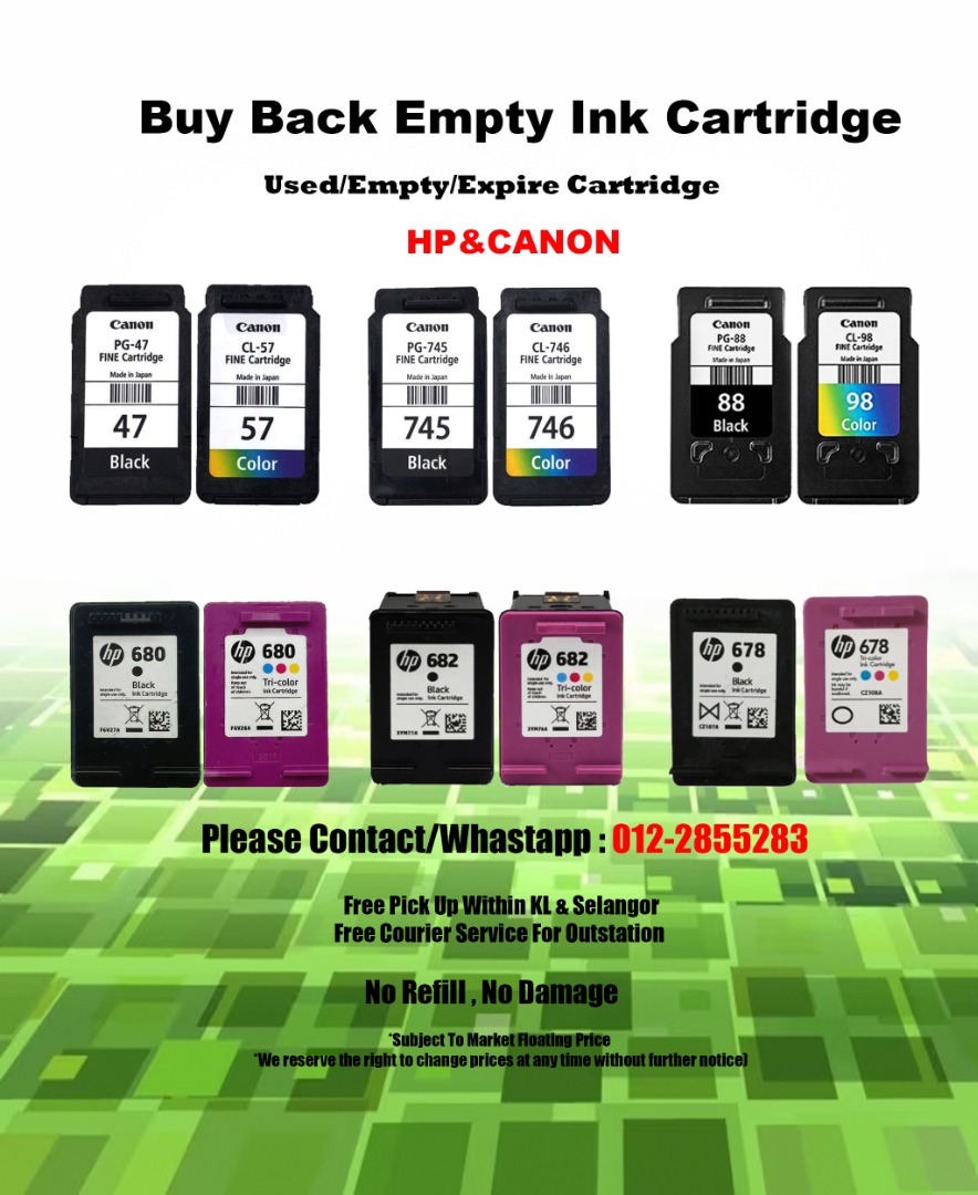 - We Buy Back Empty/Used/Expired Ink Cartridges - , Computers & Tech ...