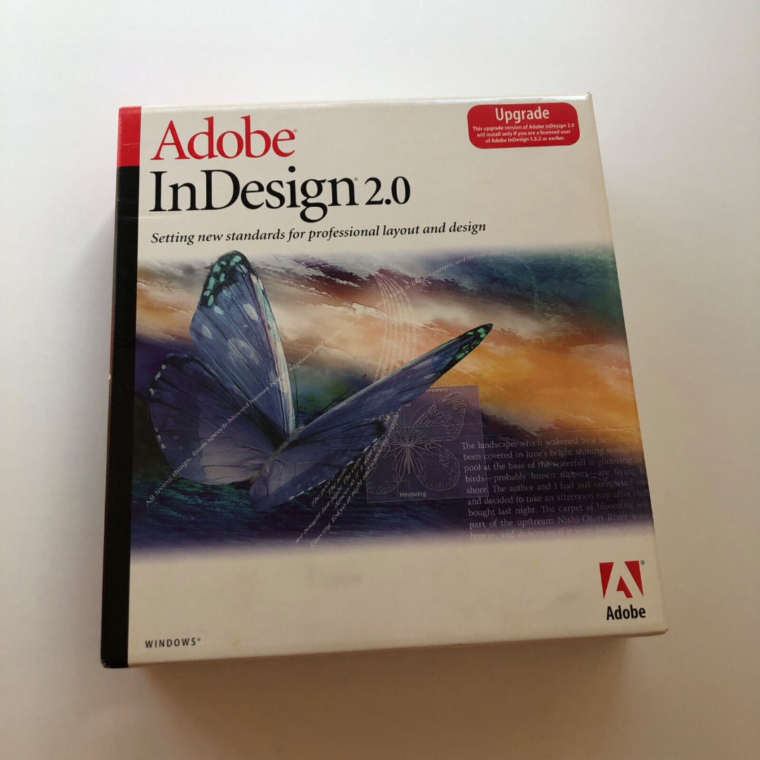 Adobe InDesign 2.0 Upgrade for Windows New on Carousell