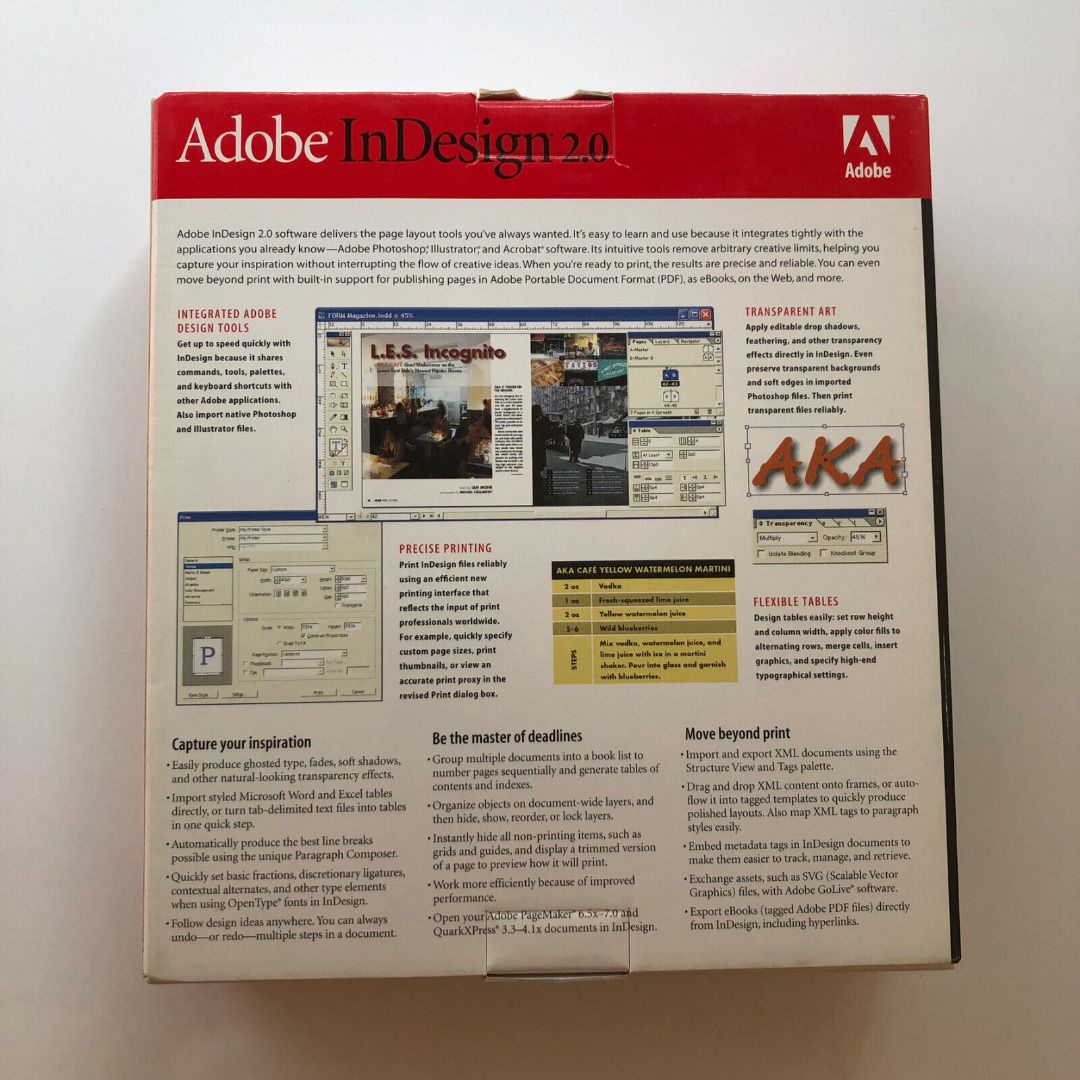 Adobe InDesign 2.0 Upgrade for Windows New on Carousell