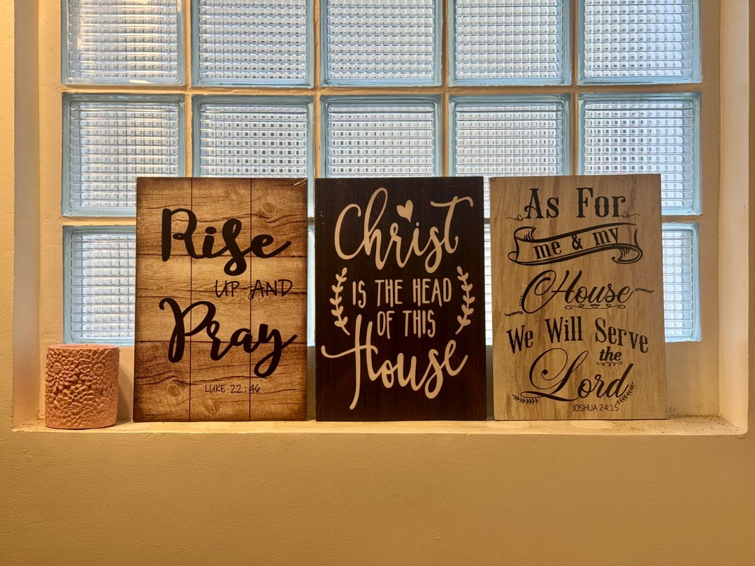Aesthetic Wood Signs ( Bible verses, Motivational quotes), Furniture ...