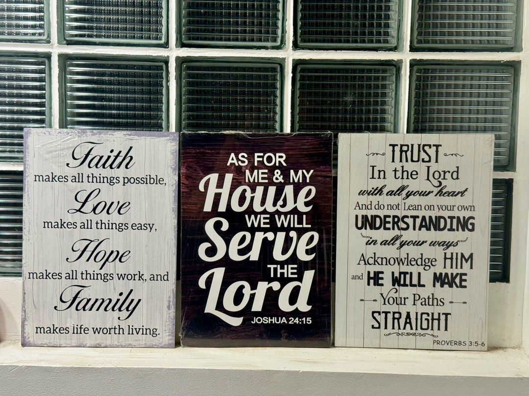 Aesthetic Wood Signs ( Bible verses, Motivational quotes), Furniture ...