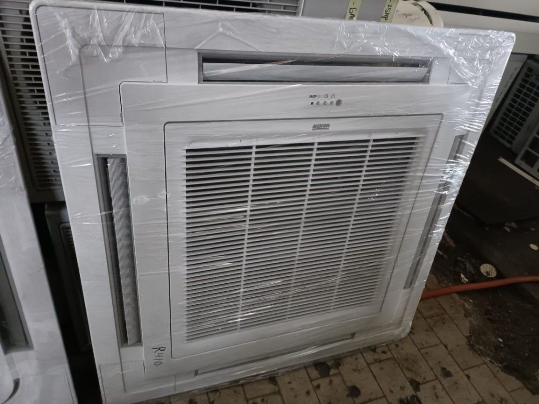 Aircond Ceiling CASSETTE 2hp 2.5hp 3hp 4hp 5hp, TV & Home Appliances, Air Conditioners & Heating ...