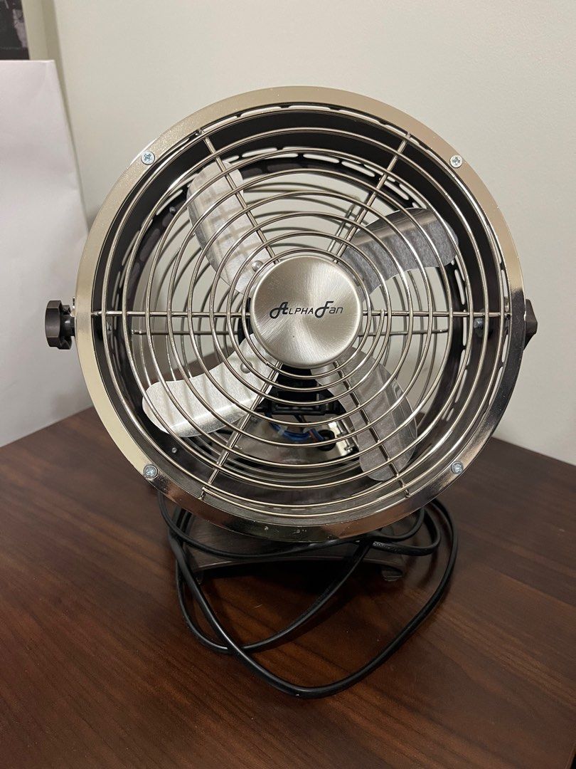 Alpha Drum Fan 8 Inch Alpha Table Fan With 4 Blades & 2 Speed, TV ...