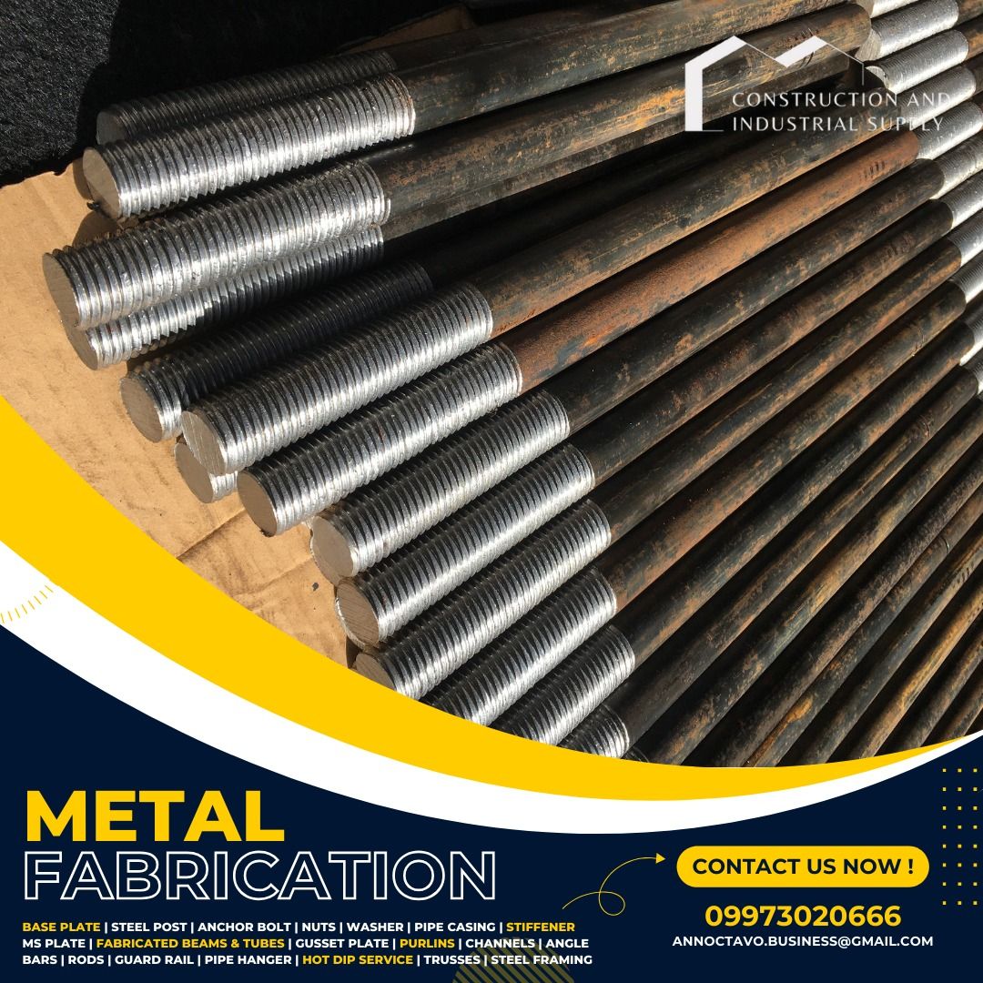 Anchor Bolt | J Bolt | Northern Uprising Construction | Pipe Casing ...