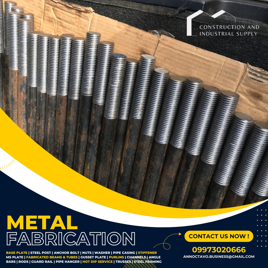 Anchor Bolt | J Bolt | Northern Uprising Construction | Pipe Casing ...