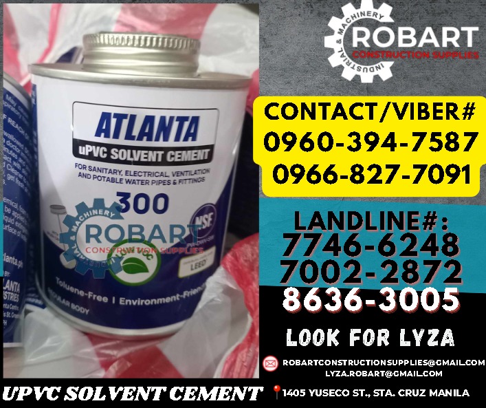 Atlanta PVC Solvent Cement w/ Brush @Plastic Container, Commercial ...