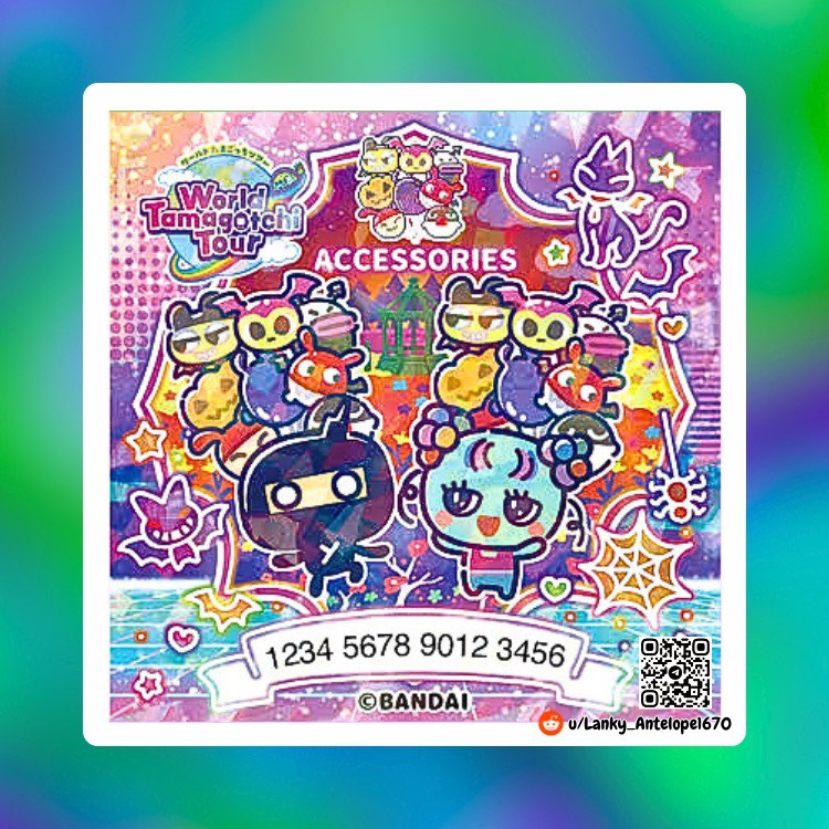 BANDAl Tamagotchi Uni Monster Carnival Tama Sticker Limited Tamagotchi ...