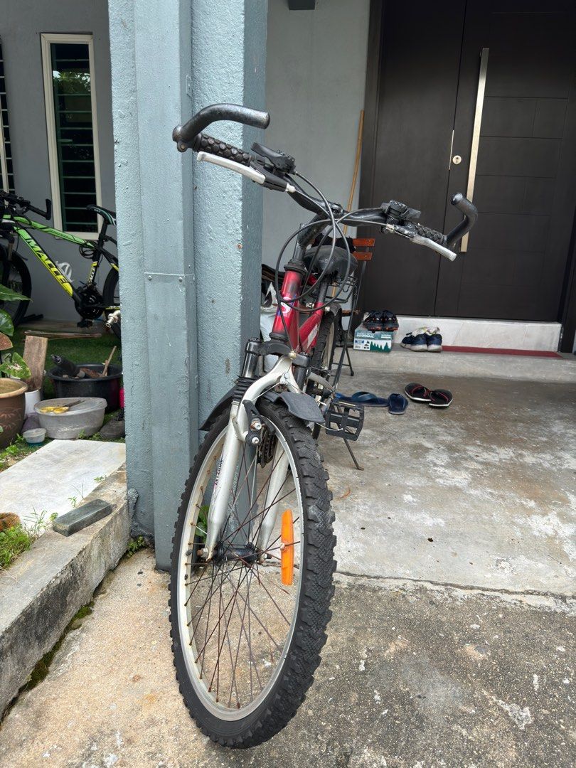 Basikal merah gear, Sports Equipment, Bicycles & Parts, Bicycles on ...
