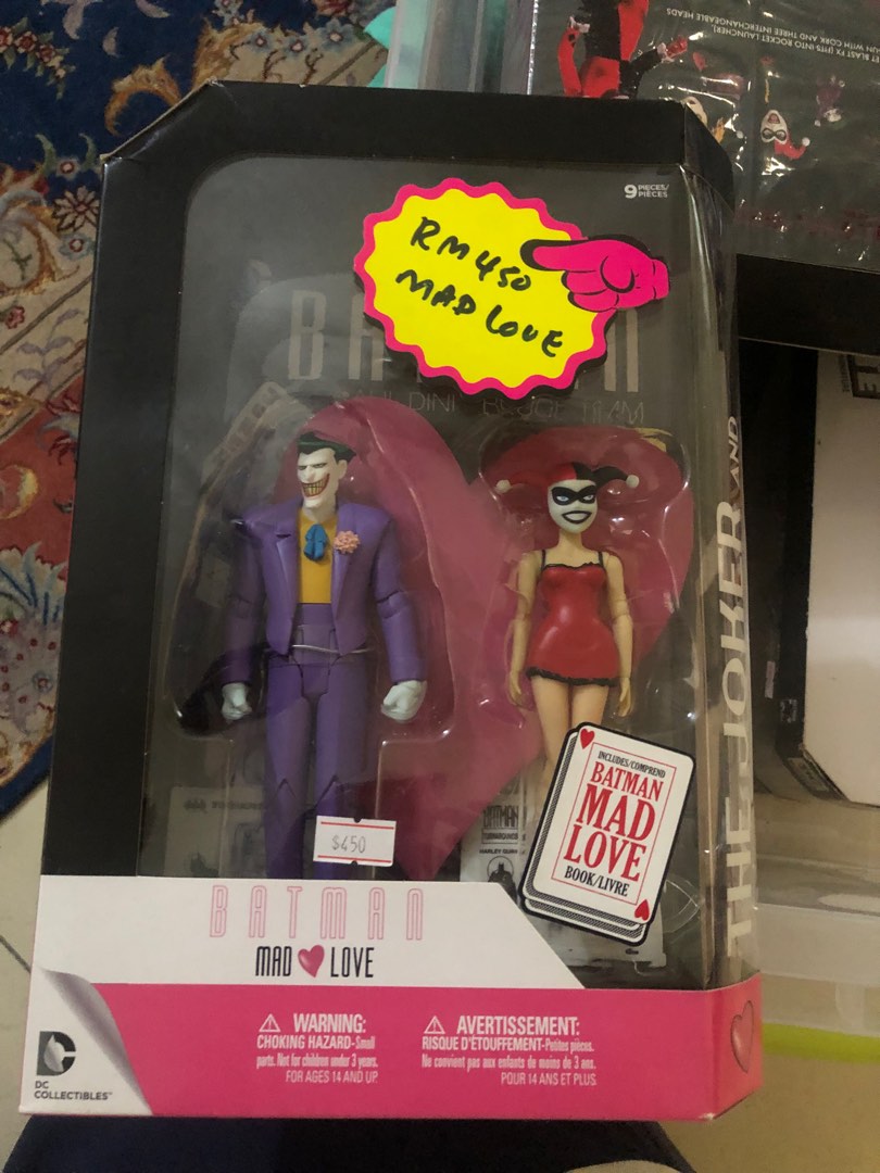 Batman Mad Love Animated Series Dc Direct Joker & Harlet Quinn with ...