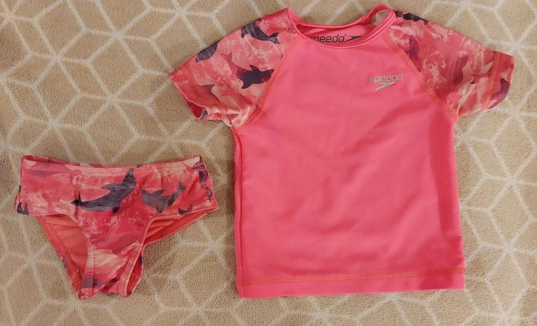Bnew Speedo Two-Piece Swimsuit (size: 12M / 12months) with Freebie ...