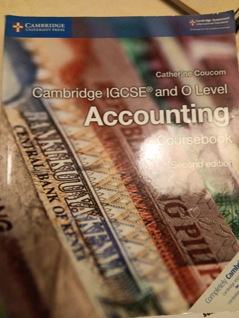 Cambridge Igcse And O Level Accounting Coursebook Hobbies And Toys Books And Magazines Textbooks