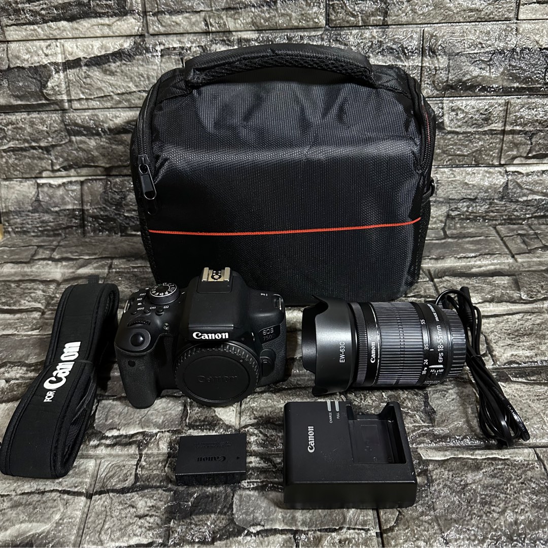 Canon 750D with Canon 18-55mm IS STM Lens - PACKAGE! LOW SHUTTER COUNT ...