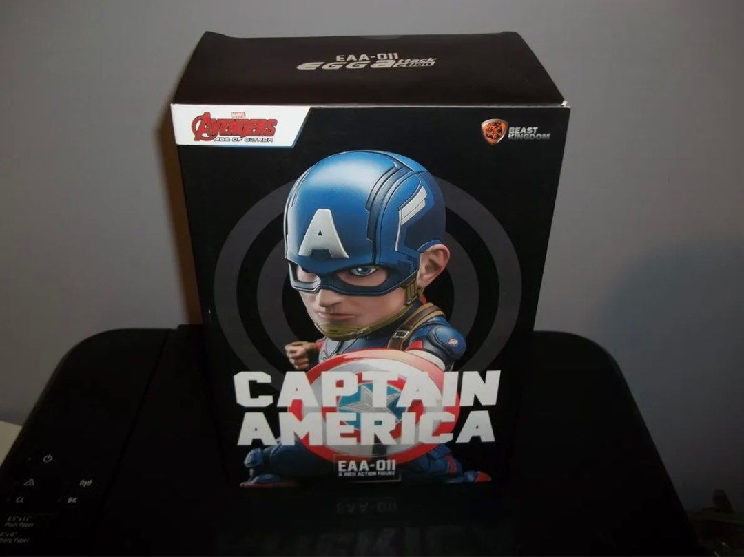 CAPTAIN AMERICA Egg Attack Action Figure EAA-011 Marvel Avengers Age of Ultron, Hobbies & Toys ...