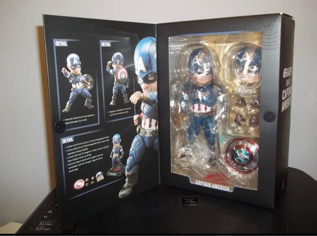 CAPTAIN AMERICA Egg Attack Action Figure EAA-011 Marvel Avengers Age of Ultron, Hobbies & Toys ...