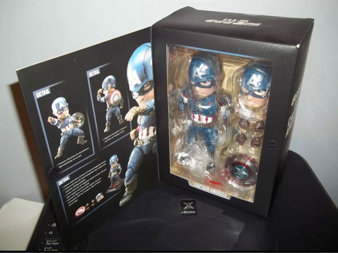 CAPTAIN AMERICA Egg Attack Action Figure EAA-011 Marvel Avengers Age of Ultron, Hobbies & Toys ...