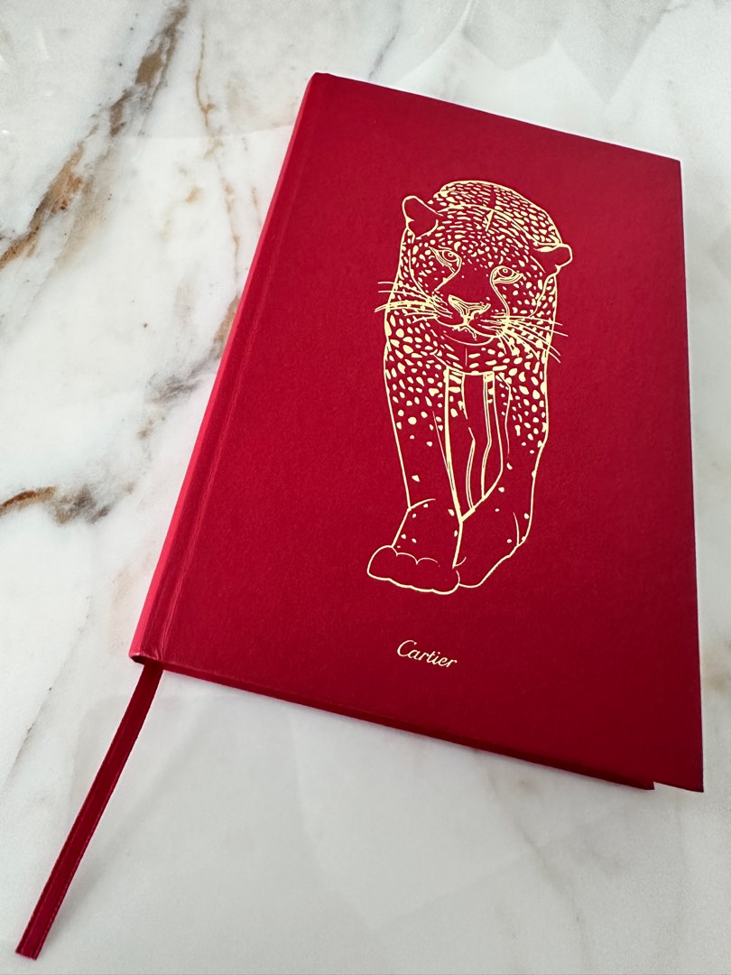 Cartier panthere red drawing/writing mini book, Hobbies & Toys ...