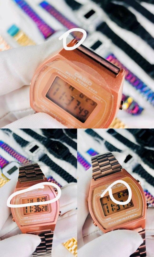 CASIO ROSEGOLD (MINOR DEFECT), Women's Fashion, Watches & Accessories ...