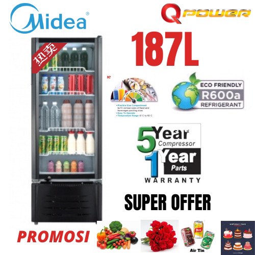 Chiller midea msc-186, TV & Home Appliances, Kitchen Appliances, Refrigerators & Freezers on ...