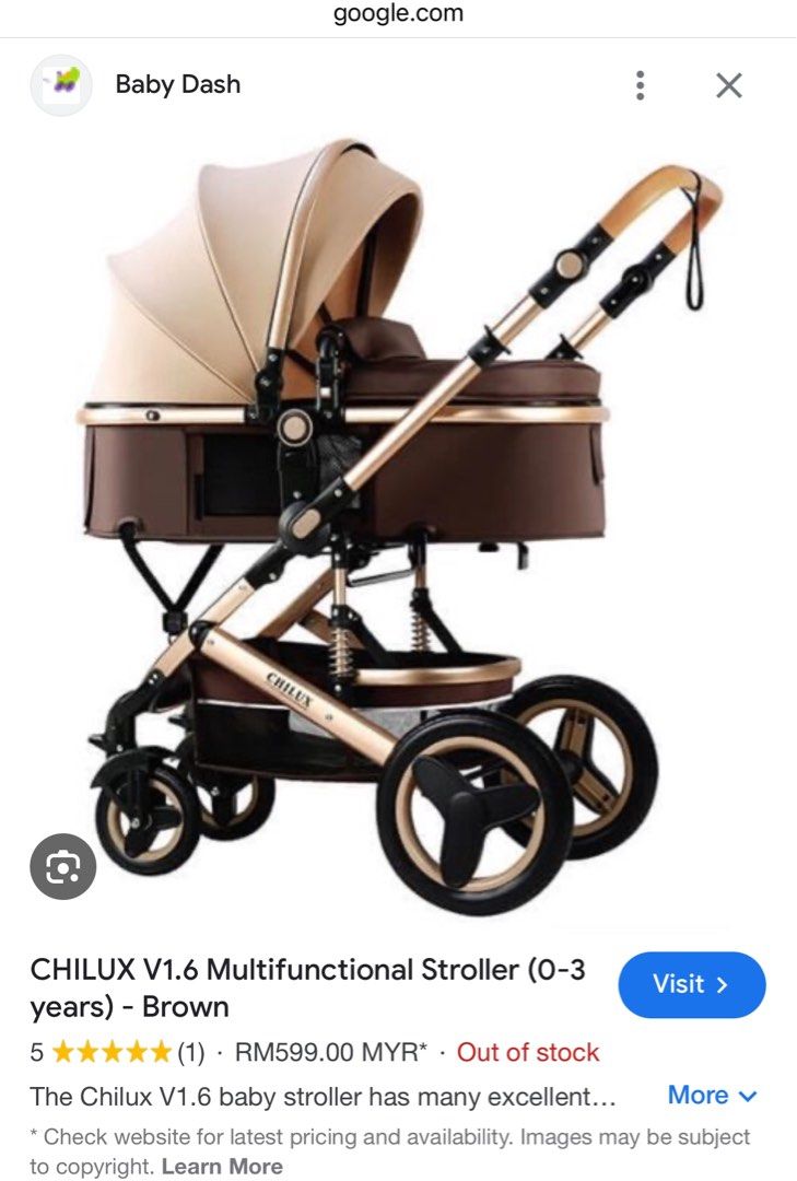 Chilux brand stroller, Babies & Kids, Going Out, Strollers on Carousell