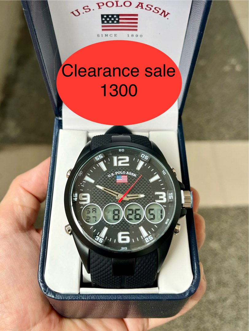 Clearance Sale: US Polo ASSN Analog Digital Watch, Men's Fashion ...