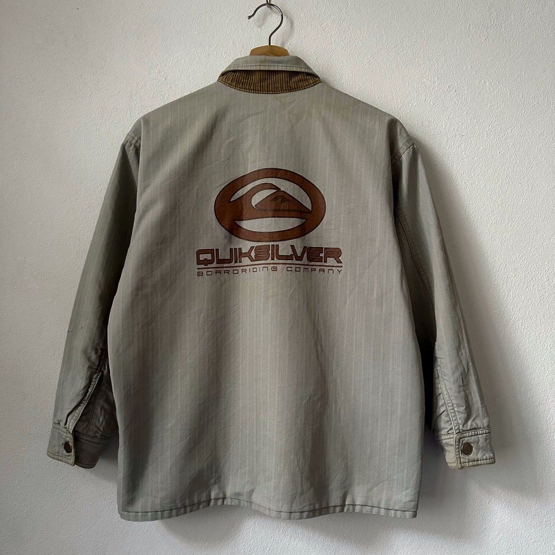 Vintage Quiksilver Corduroy Reversible Jacket, Men's Fashion, Coats ...
