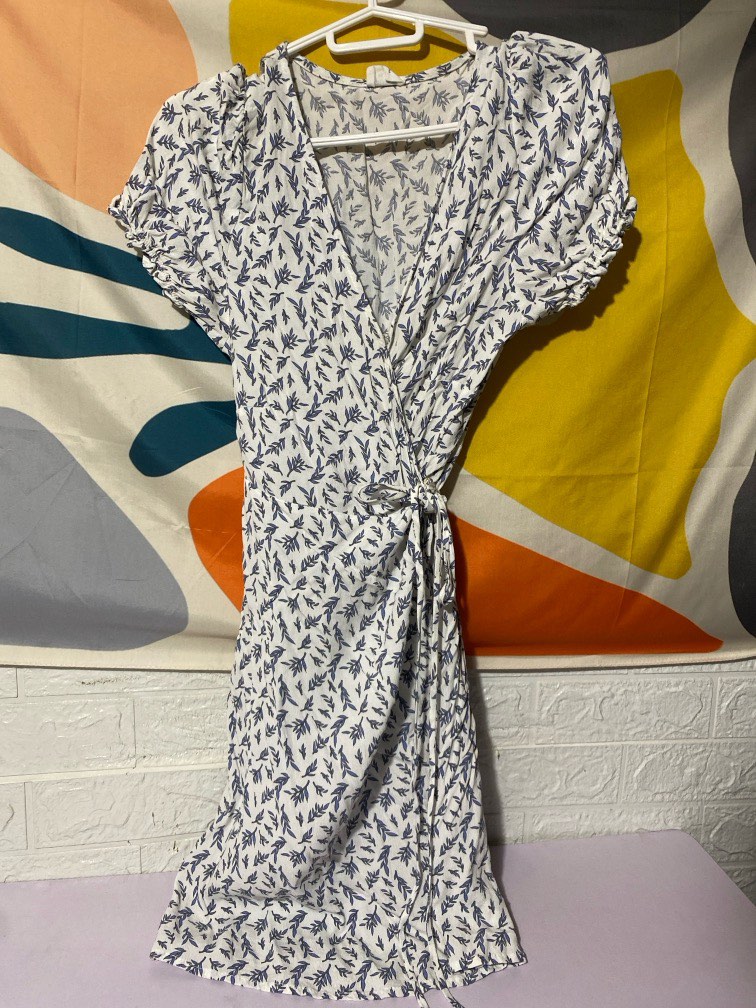 Cotton on Wrap Around Dress, Women's Fashion, Dresses & Sets, Dresses ...
