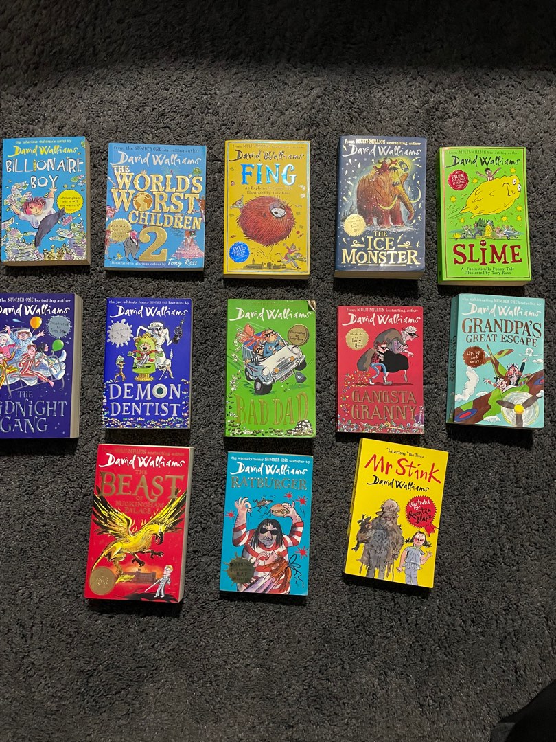 David Walliams Books ( Bad Dad, Gangsta Granny, The Beast Of Bucking ...