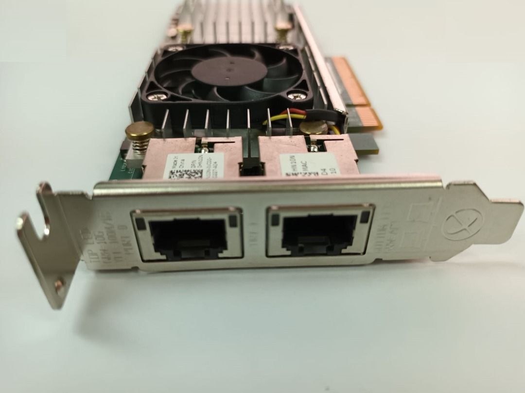 Dell HN10N Broadcom 57810S 雙埠 10GBASE-T 網路轉接器, 電腦＆科技, 電腦周邊及配件, Wifi及上網 ...