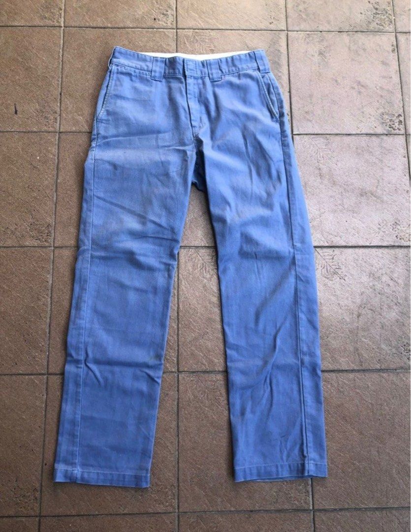 Dickies Blue Slack, Men's Fashion, Bottoms, Jeans on Carousell